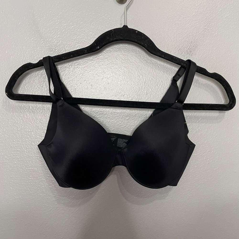 Soma Vanishing Back Full Coverage Bra In Black Size 3… - Gem